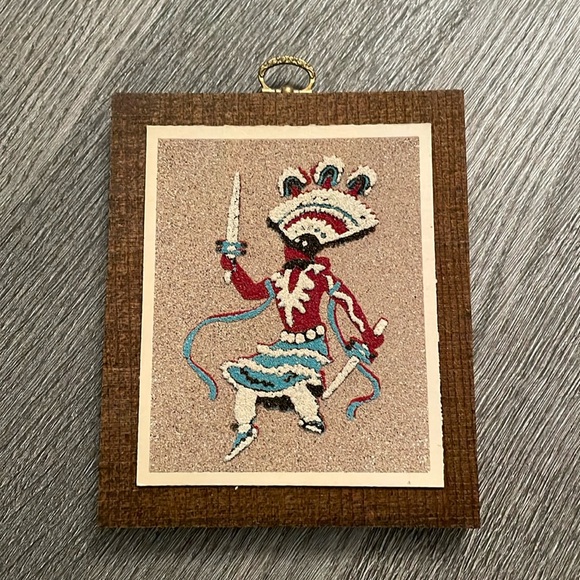 Wall Decor | Vintage Native American Sand Painting | Poshmark